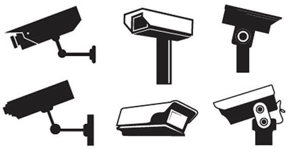 Free CCTV Camera Vector Graphics