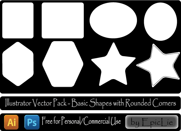 Free Geometric Shapes Vector Pack