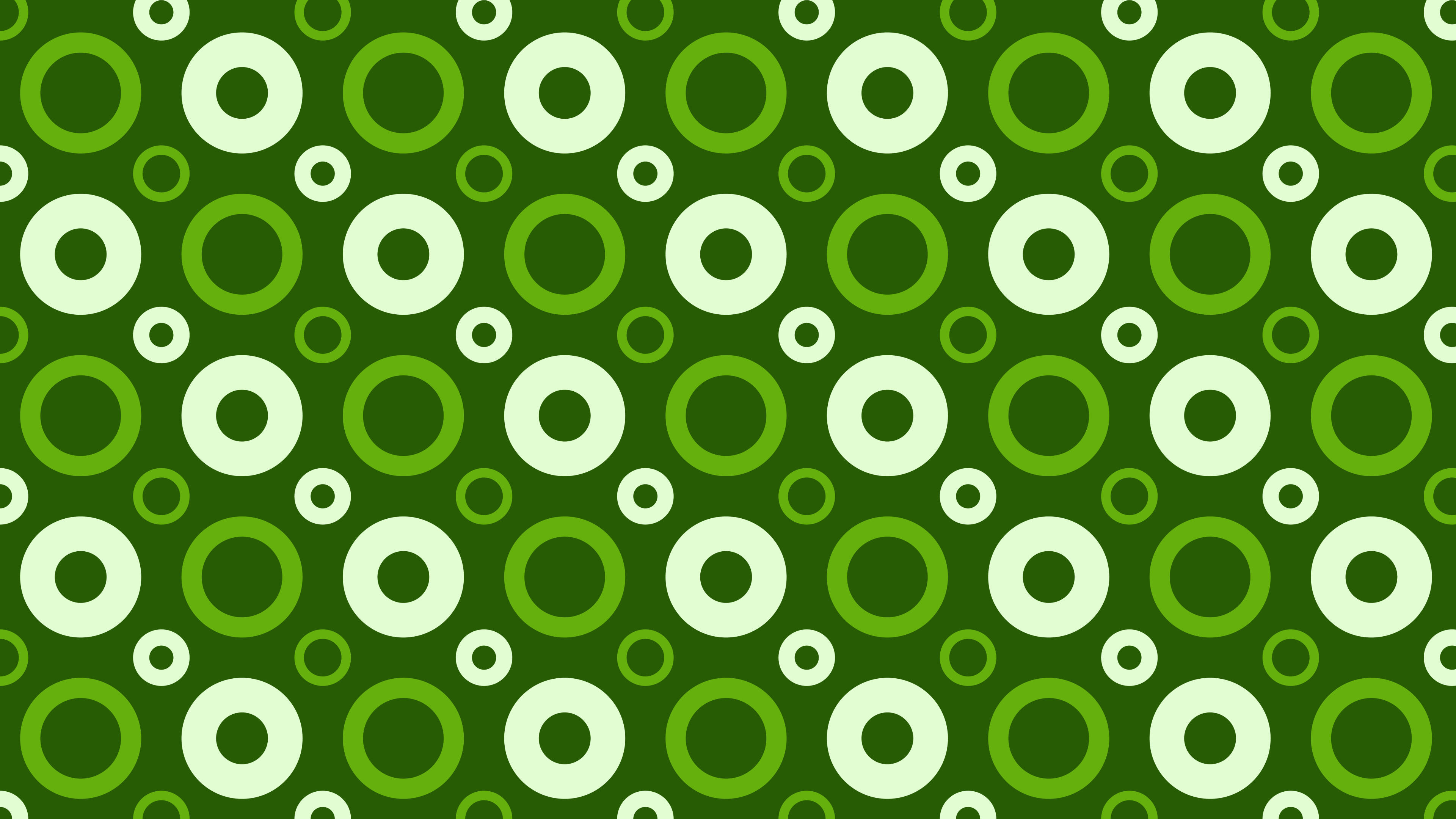 Free Download Green Geometric Circle Pattern