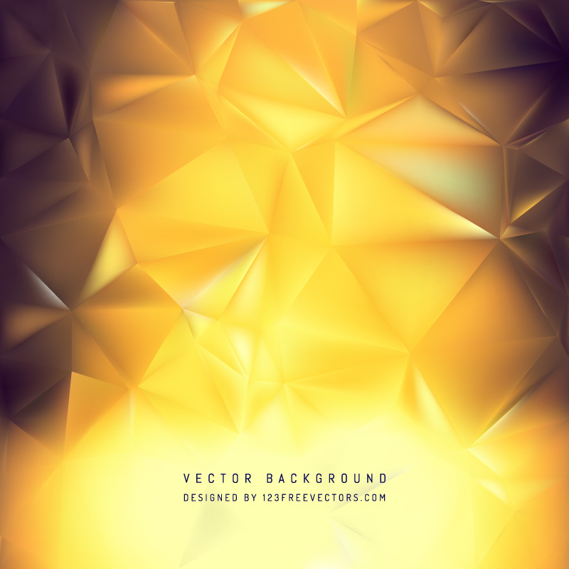 Orange Polygon Background Template