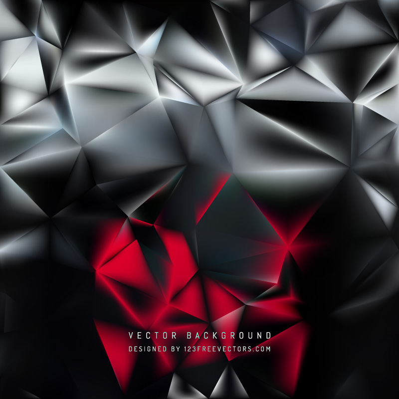 Abstract Black Pink Polygon Pattern Background