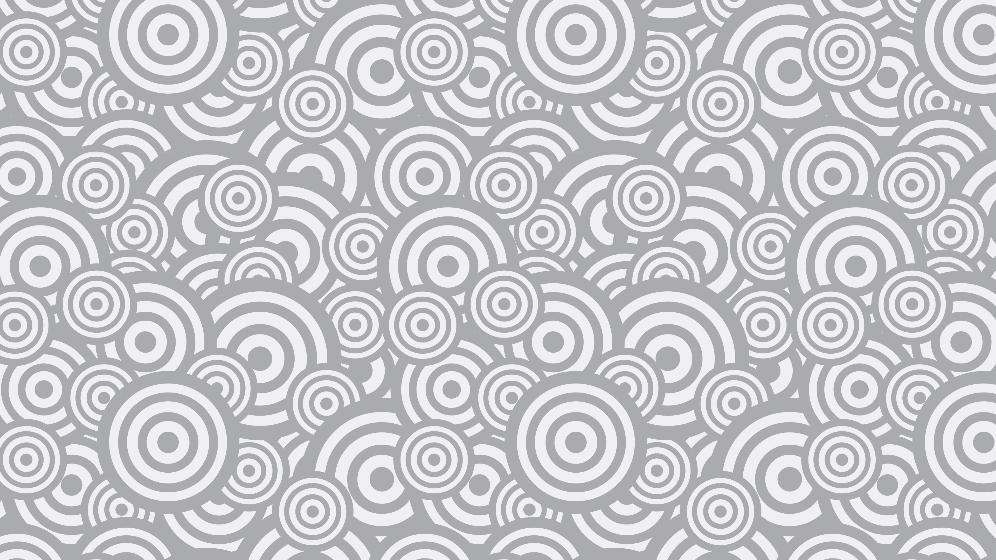 Free Light Grey Overlapping Concentric Circles Pattern Background