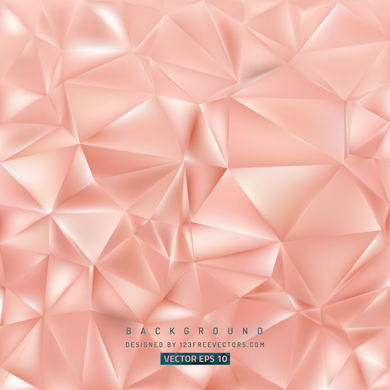 Abstract Light Pink Low Poly Background