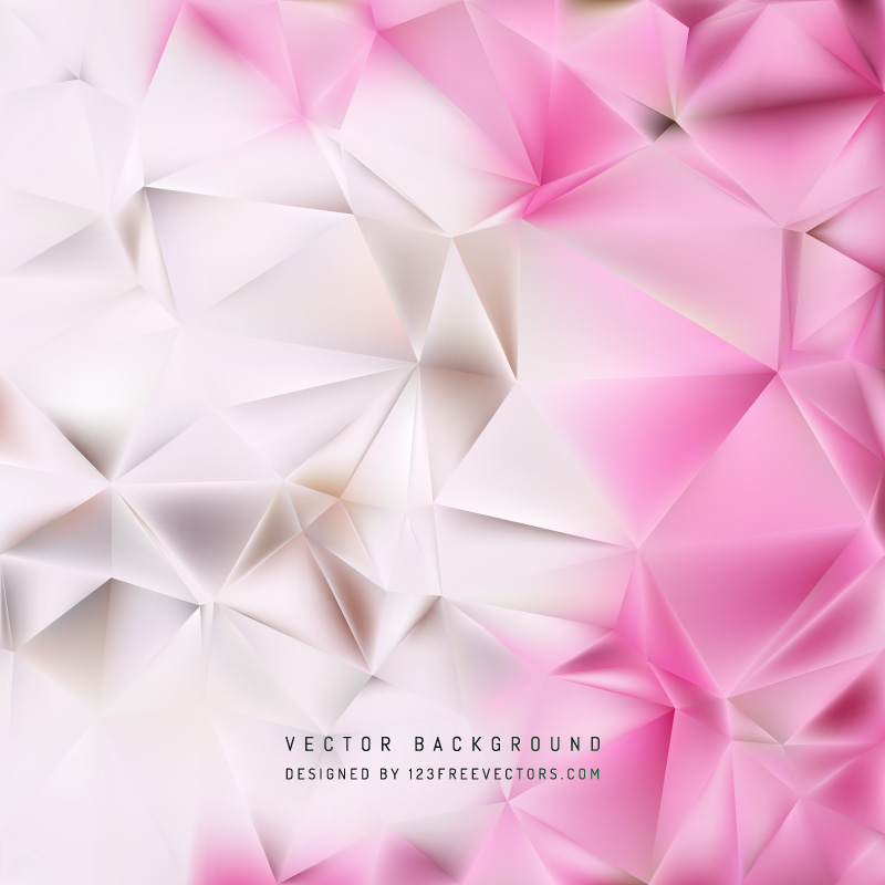 Abstract Light Pink Polygon Triangle Background