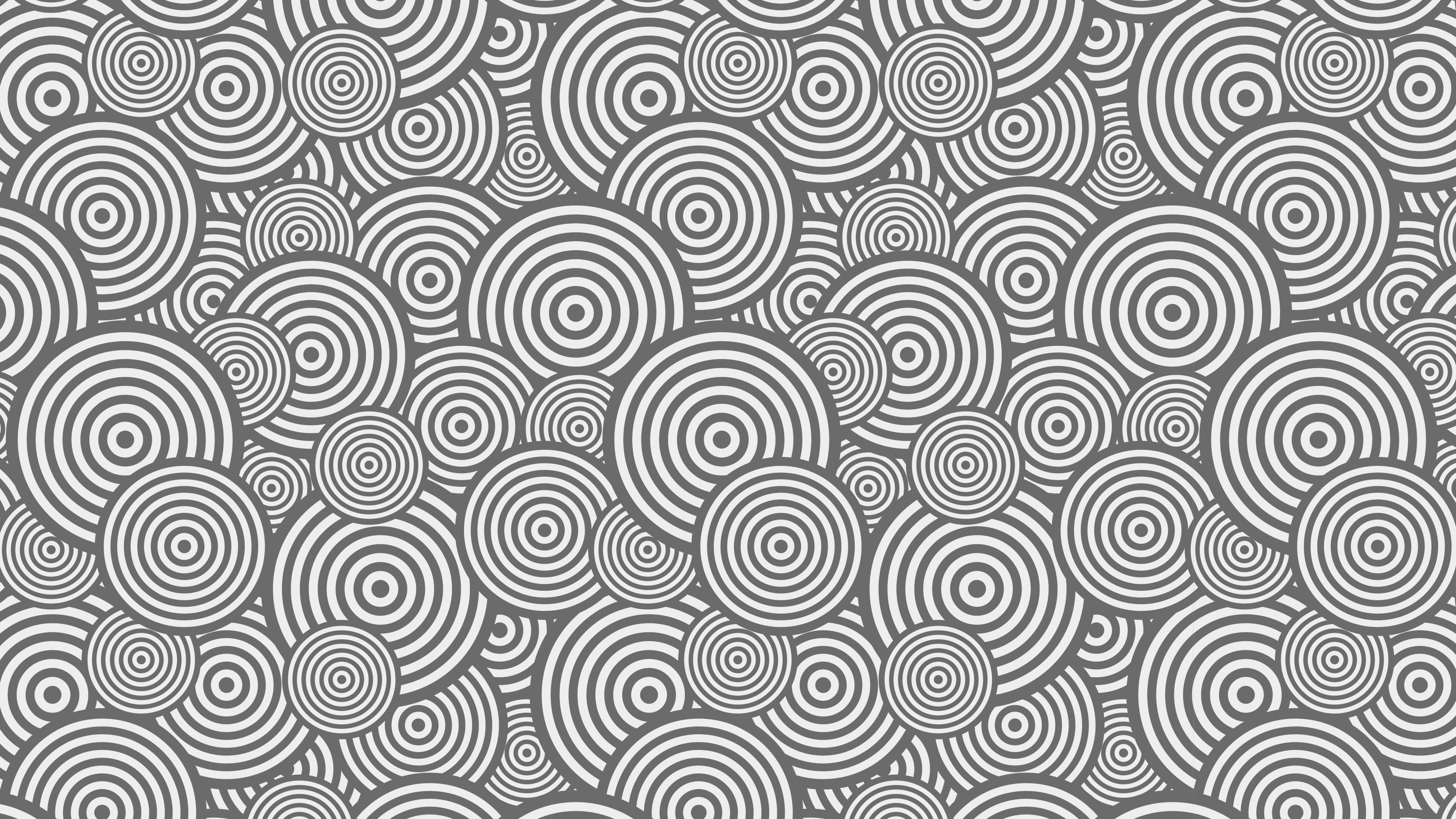 60+ Overlapping Concentric Circles Pattern Background | Free Vectors ...