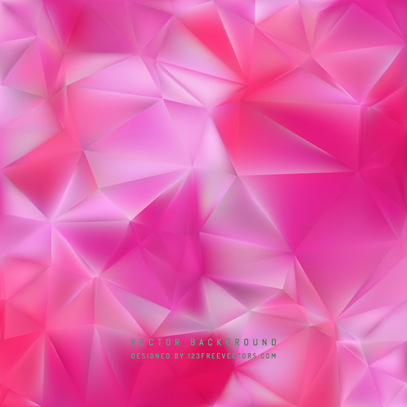Pink Polygon Background Template