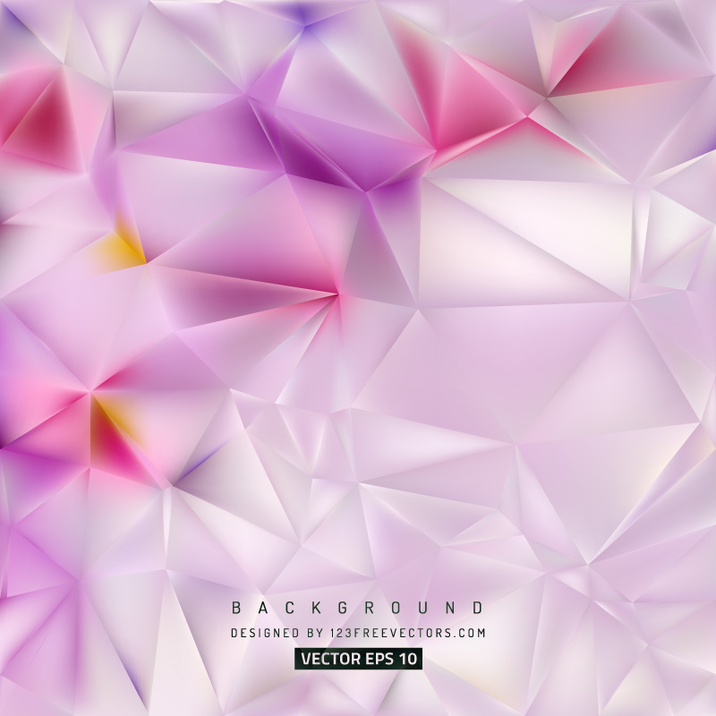Abstract Light Purple Polygonal Background Design