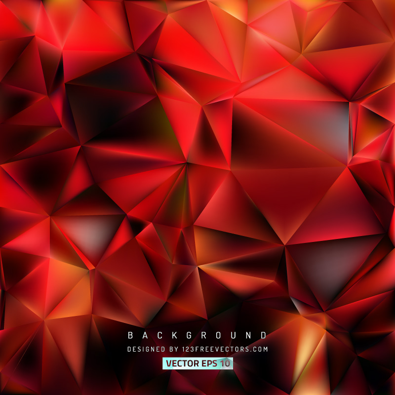 Dark Red Polygon Background