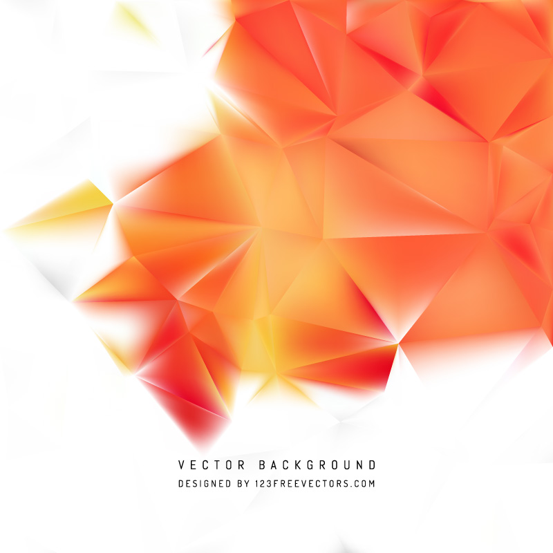 Red Yellow Polygonal Background Design
