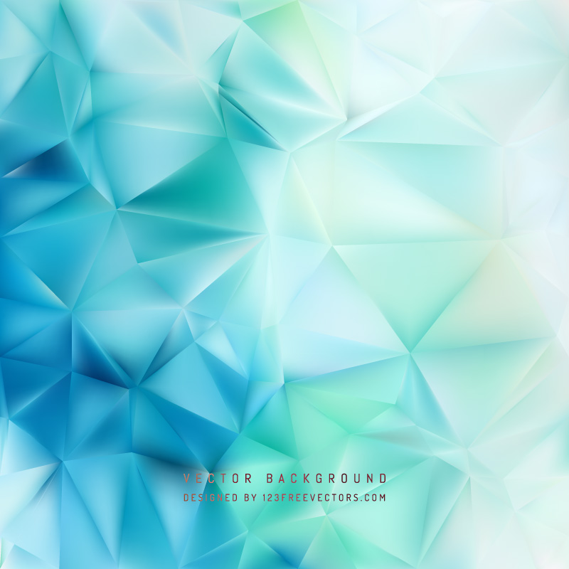 Abstract Light Turquoise Polygon Background Template
