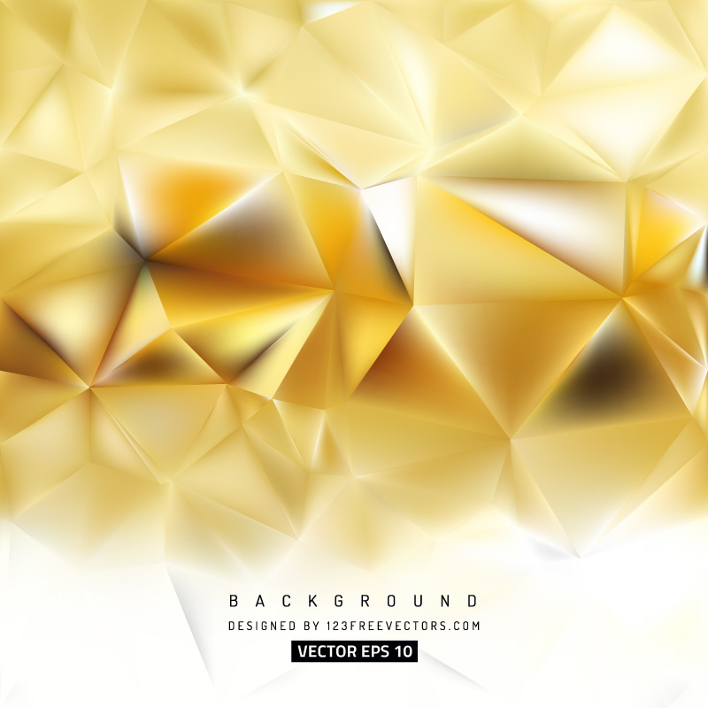 Abstract Orange Polygon Triangle Pattern Background