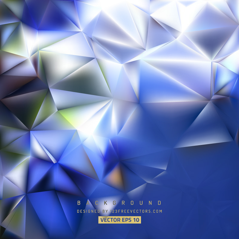 Abstract Orange Polygon Triangle Pattern Background