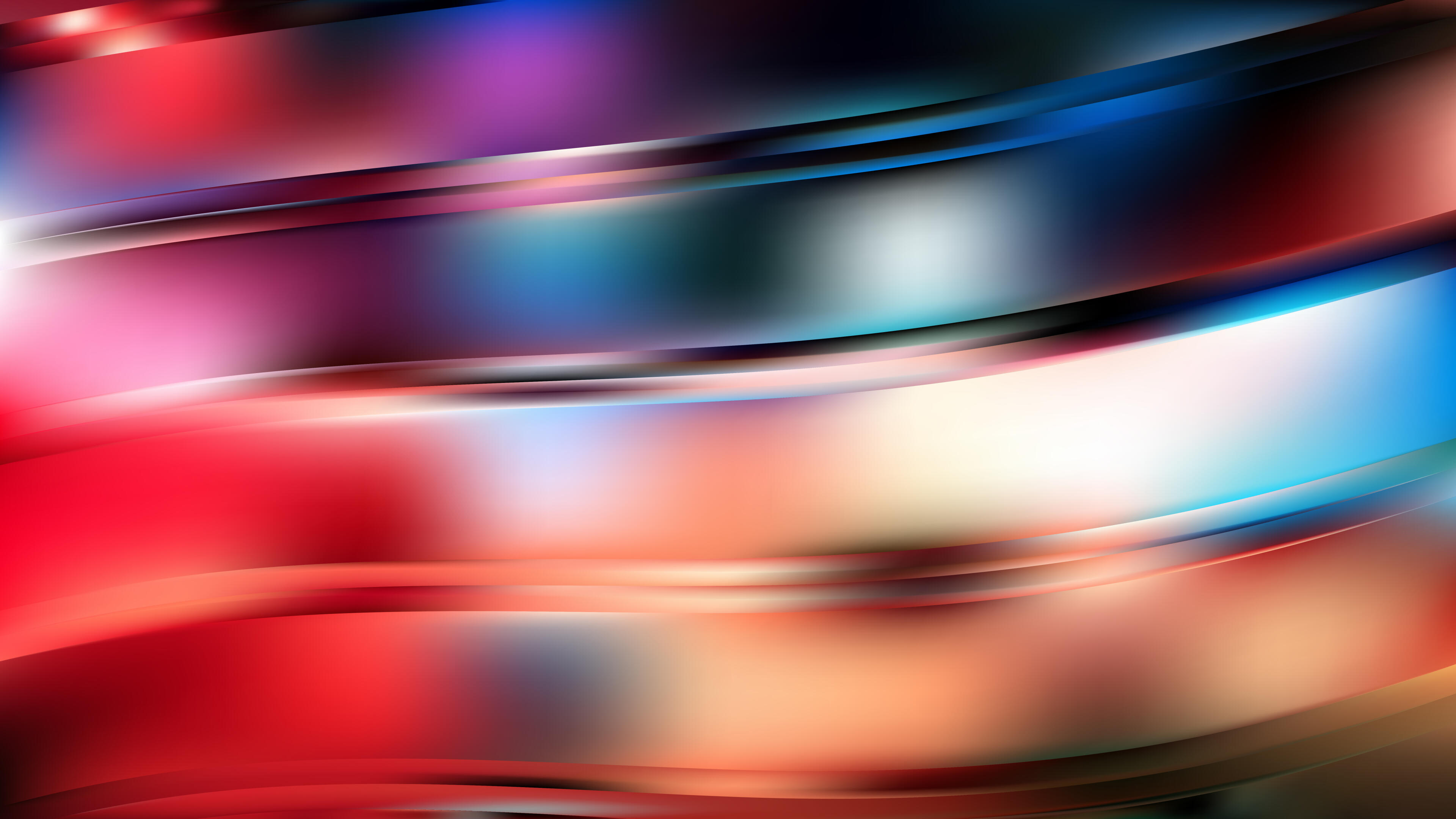 Free Download Red and Blue Curve Background