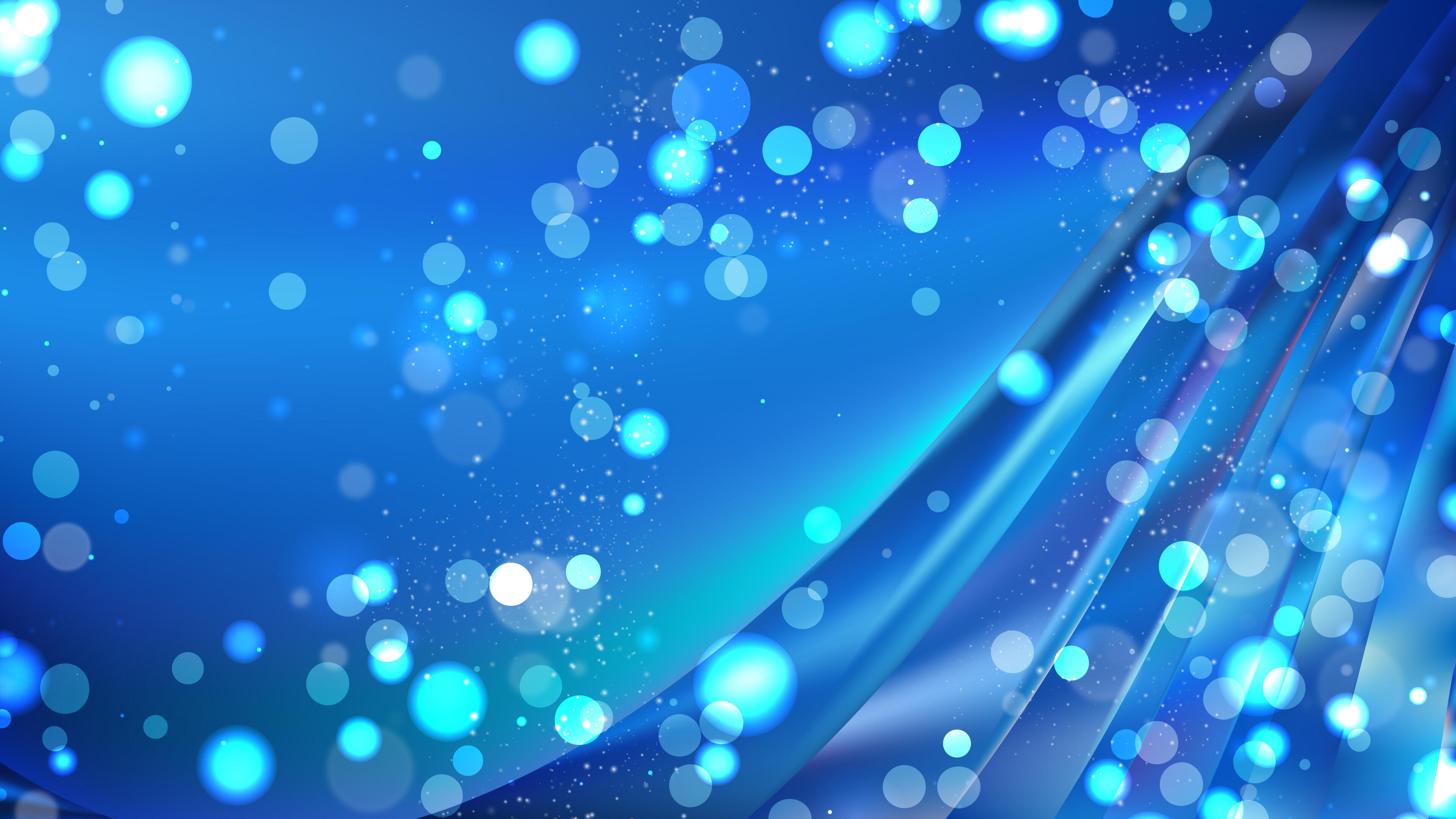 Free Download Abstract Blue Defocused Background Design