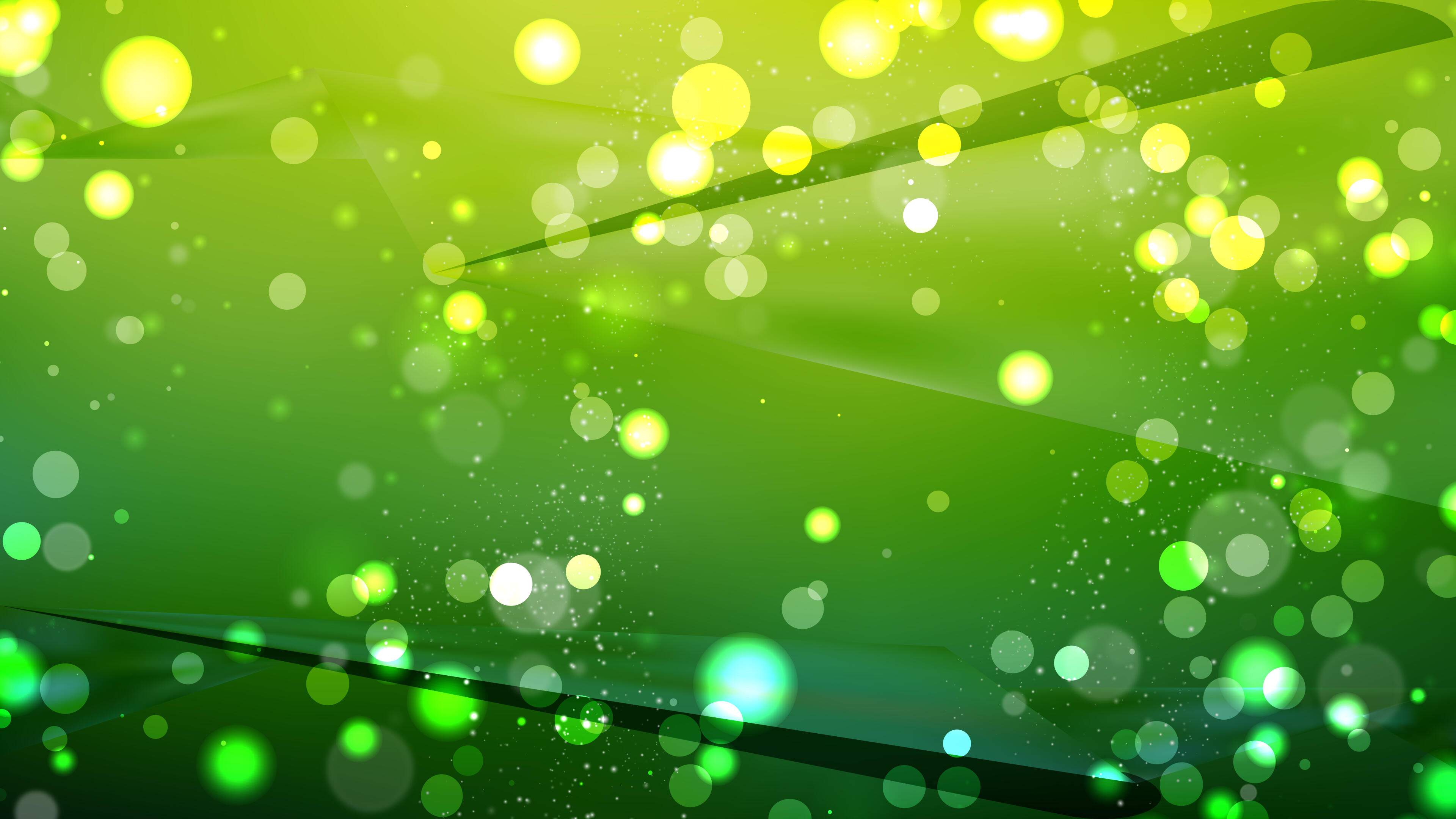 Free Download Green Bokeh Background