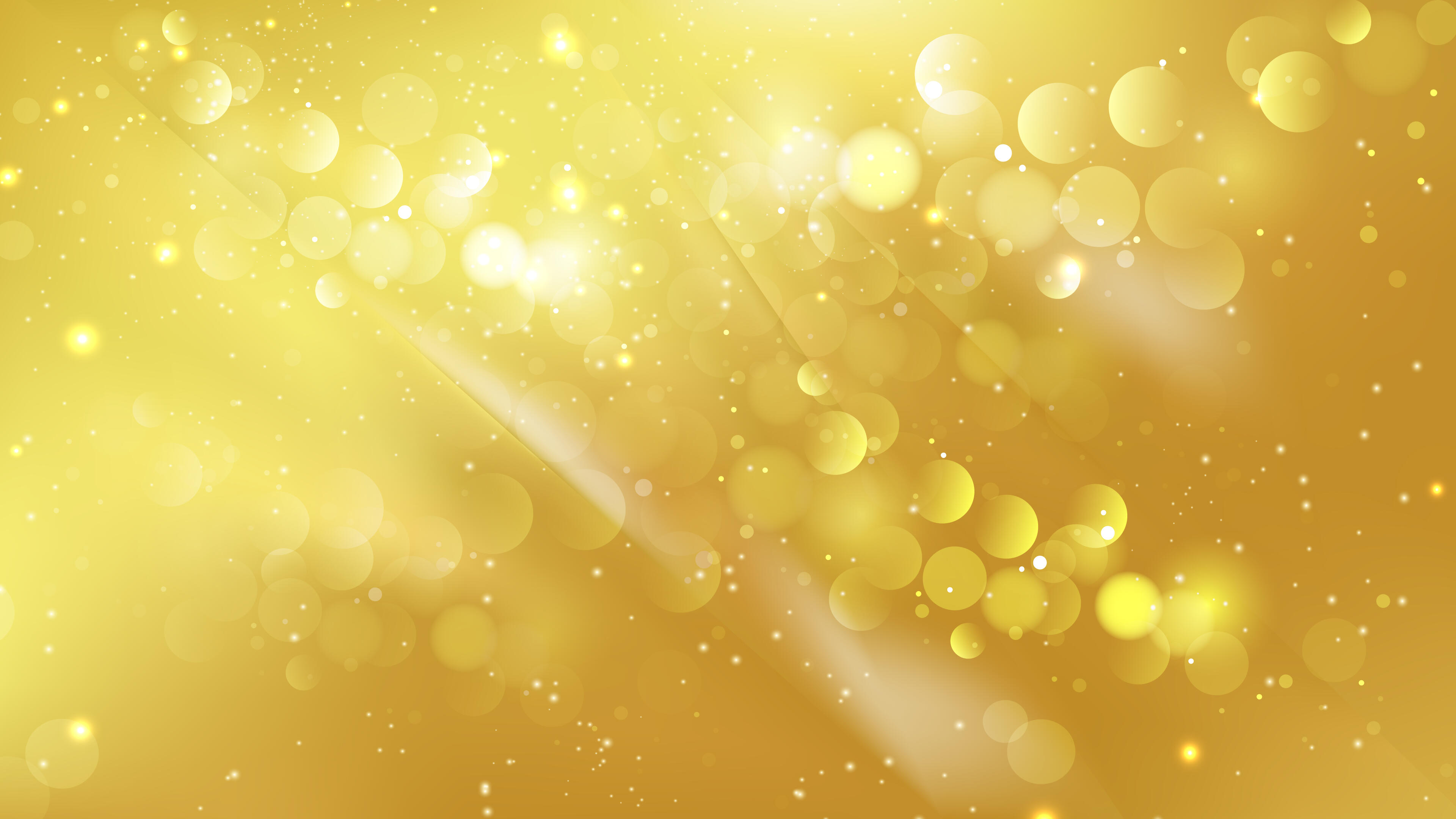 Free Abstract Gold Bokeh Lights Background