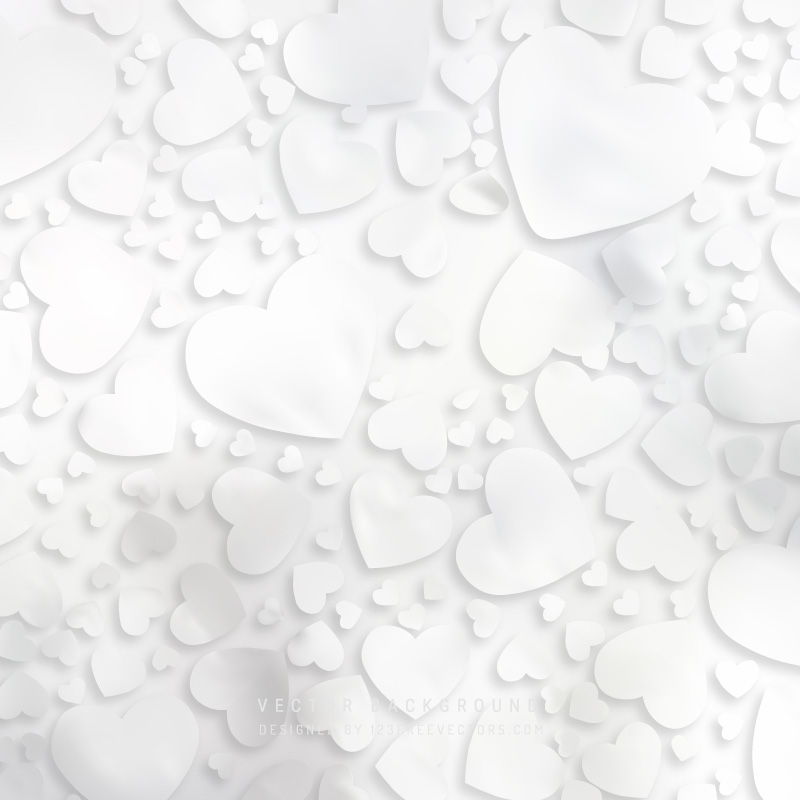 Valentines Day Light Color Heart Background