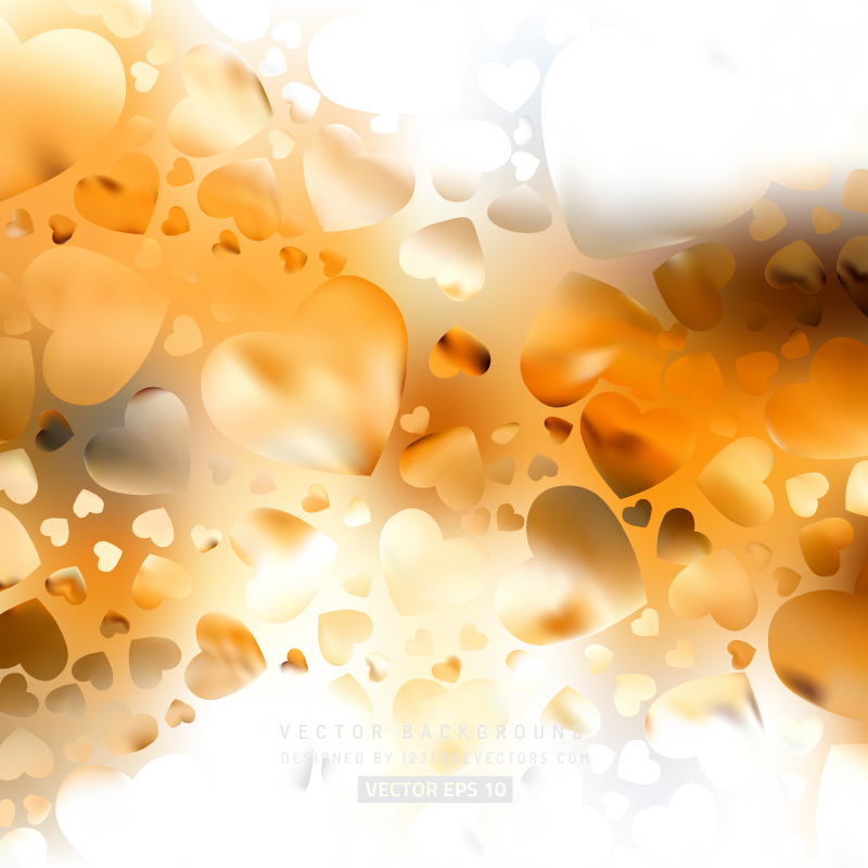 Dazzling Heart Orange Abstracts A Visual Journey