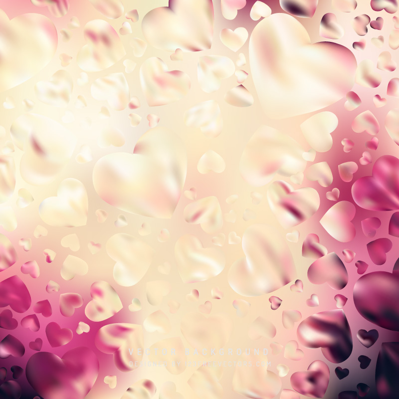 Captivating Shades Of Pink Heart Designs A Dive Into Abstract Love ...