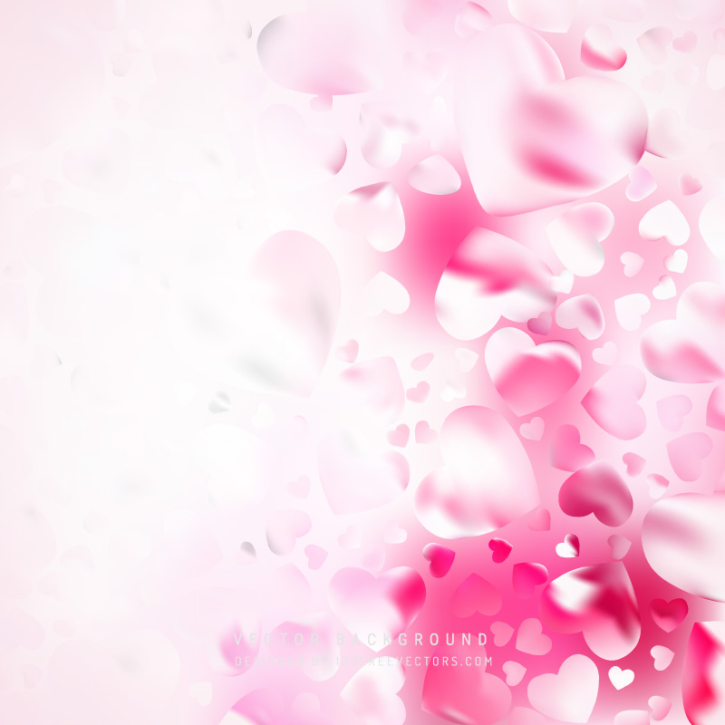 Light Pink Heart Background