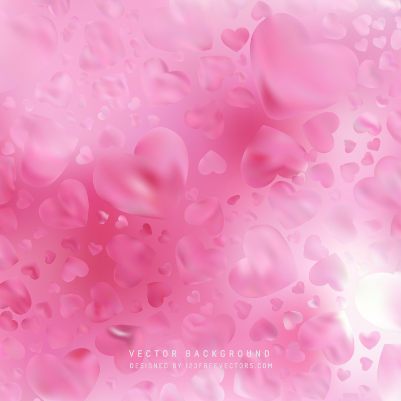 Captivating Shades Of Pink Heart Designs A Dive Into Abstract Love ...