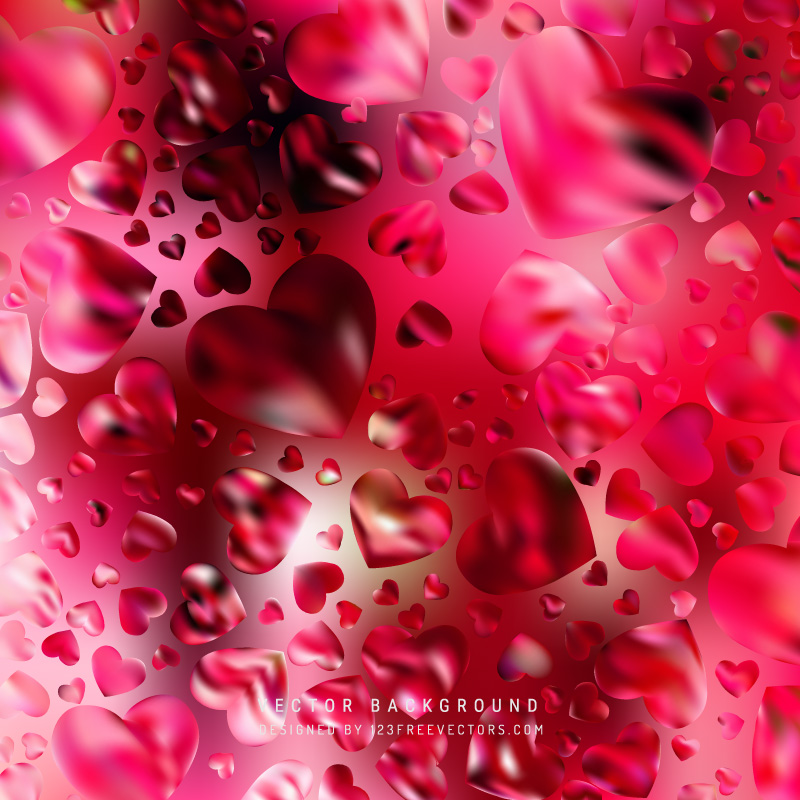 Captivating Shades Of Pink Heart Designs A Dive Into Abstract Love ...