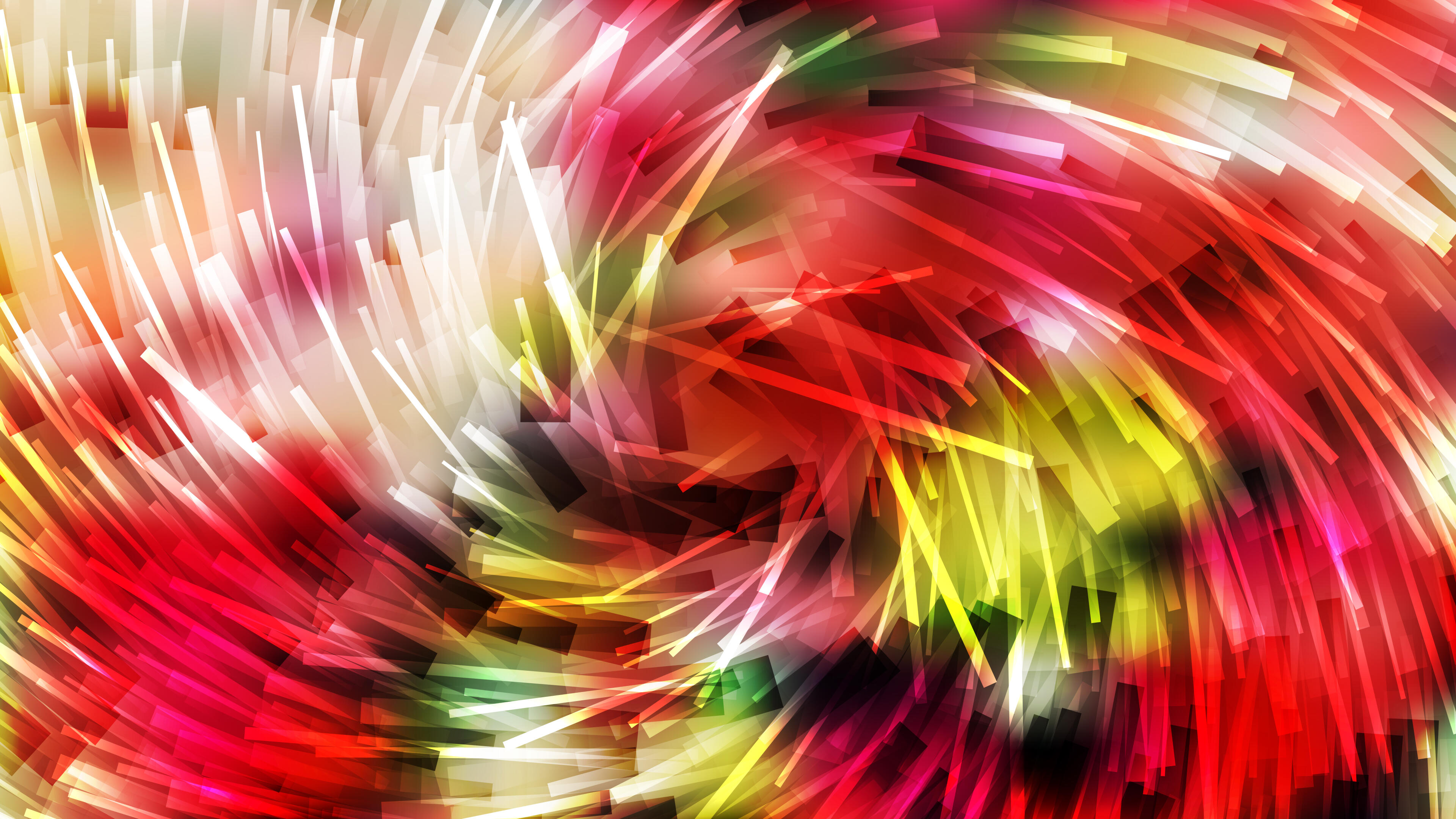 Free Red and Green Random Twirl Striped Lines Background Vector Graphic