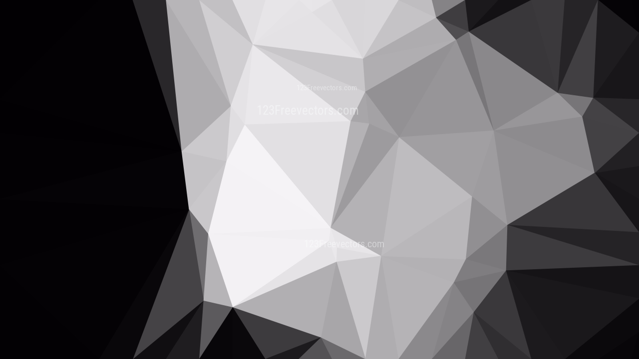 Cool Grey Polygon Background Graphic Design Vector Art