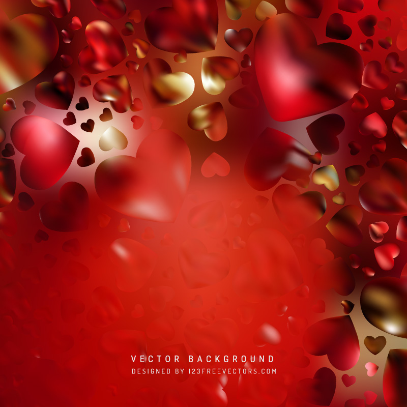 Red Heart Background