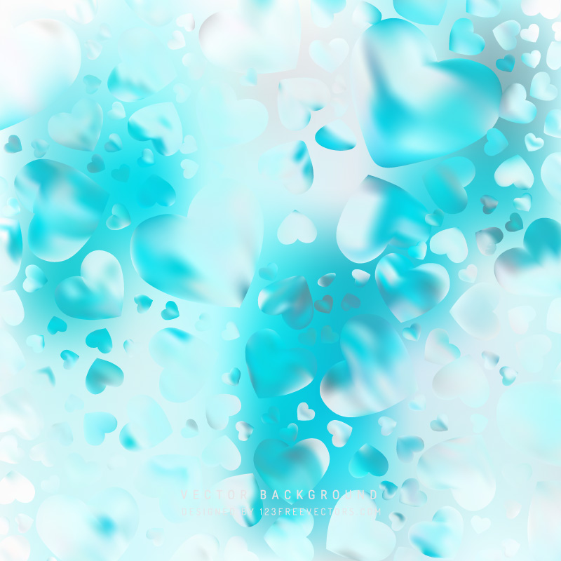 Dive Into the Depths Of Design: 29 Turquoise Heart Vector Backgrounds ...