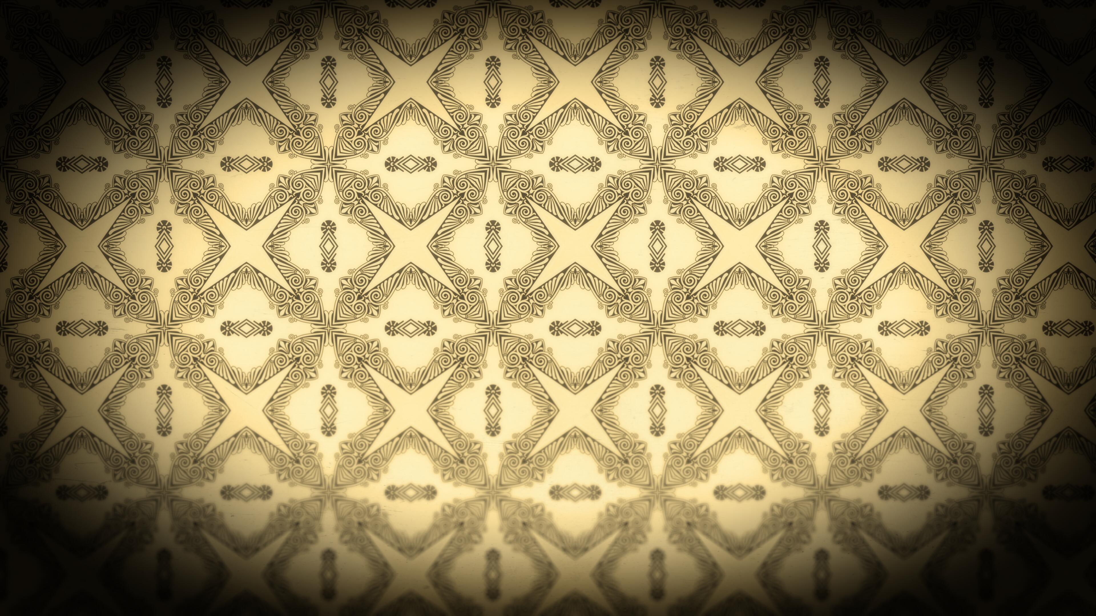 Free Download Decorative Golden Pattern Background