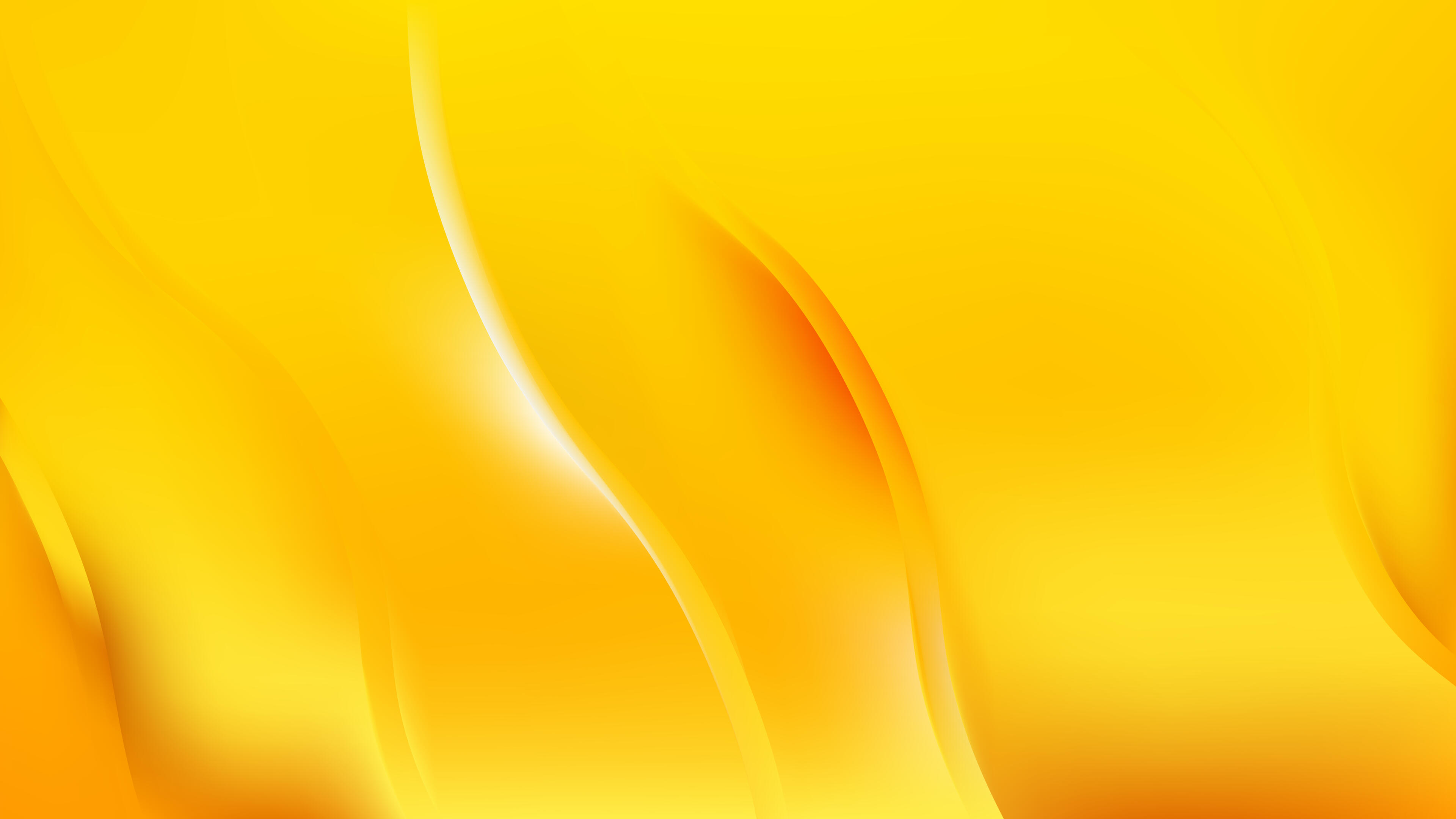 Free Orange and Yellow Curve Background Design