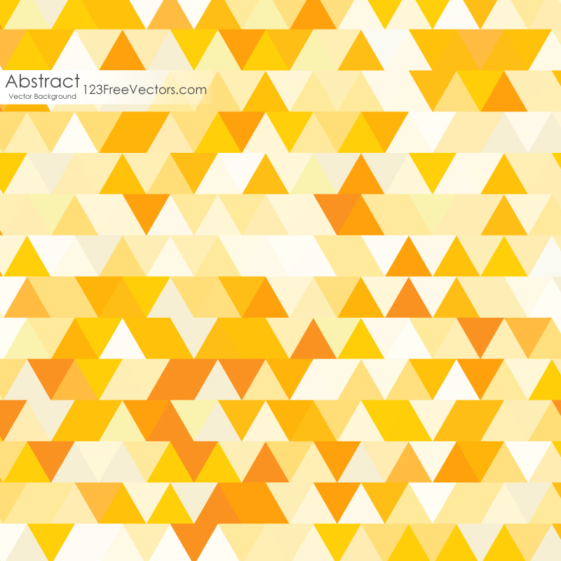 Yellow Triangle Abstract Background