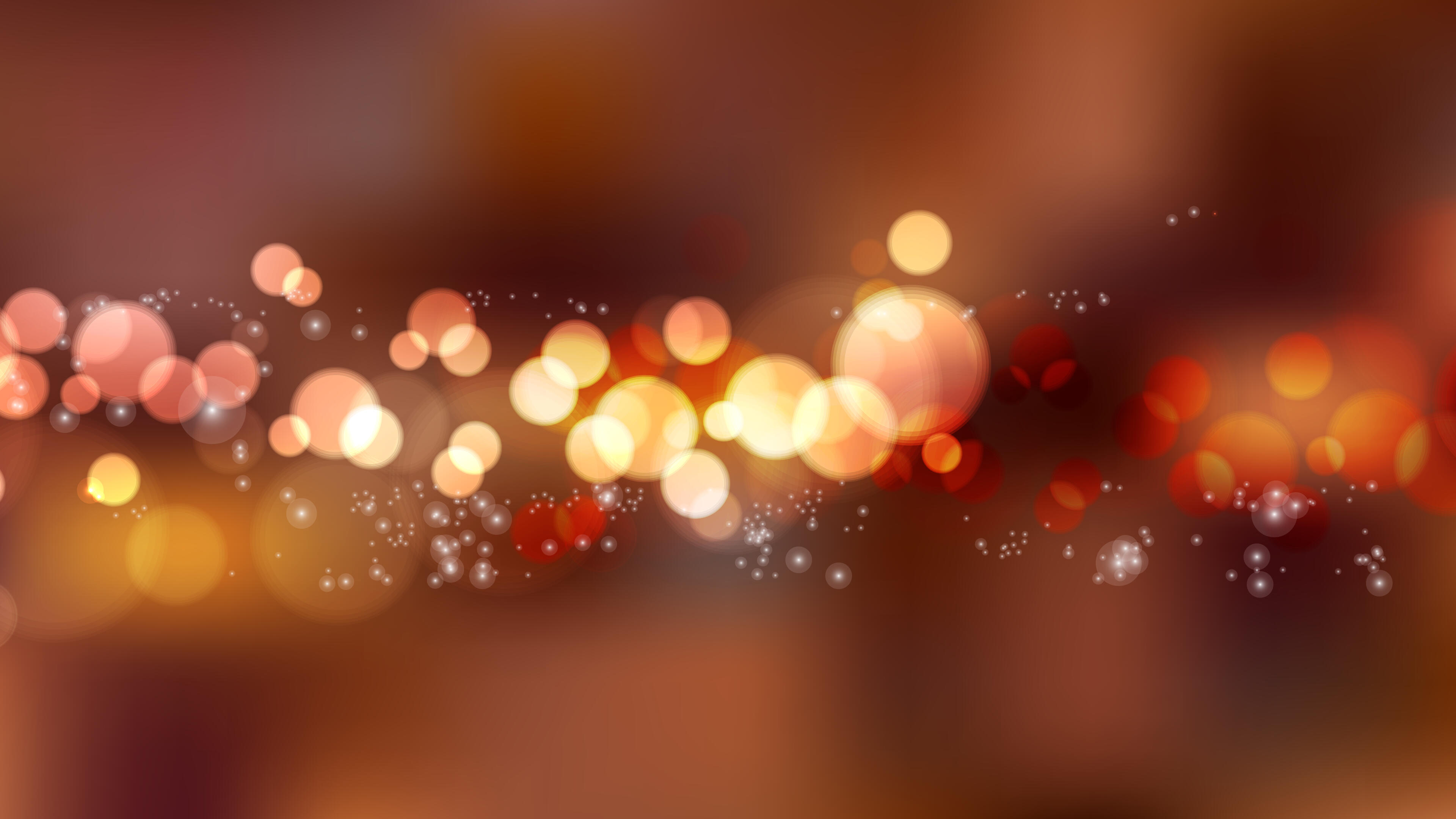 Free Dark Brown Bokeh Background Vector