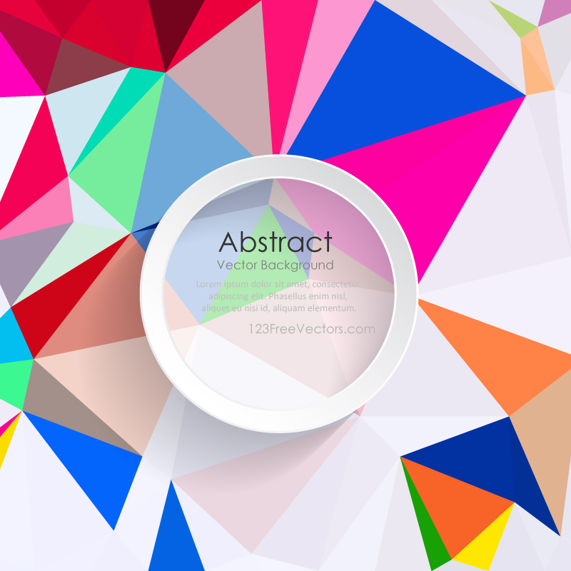 Colorful Polygonal Image