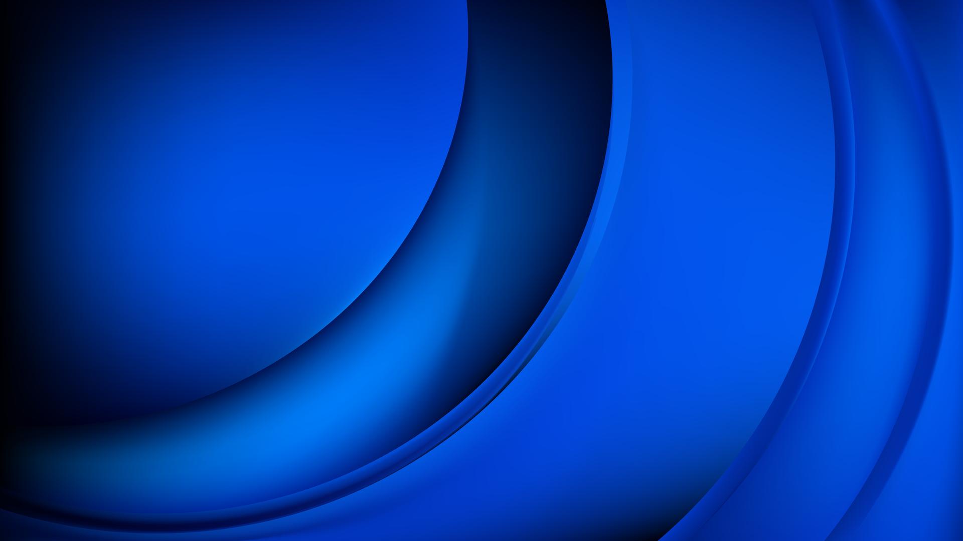 Abstract Cool Blue Wave Background
