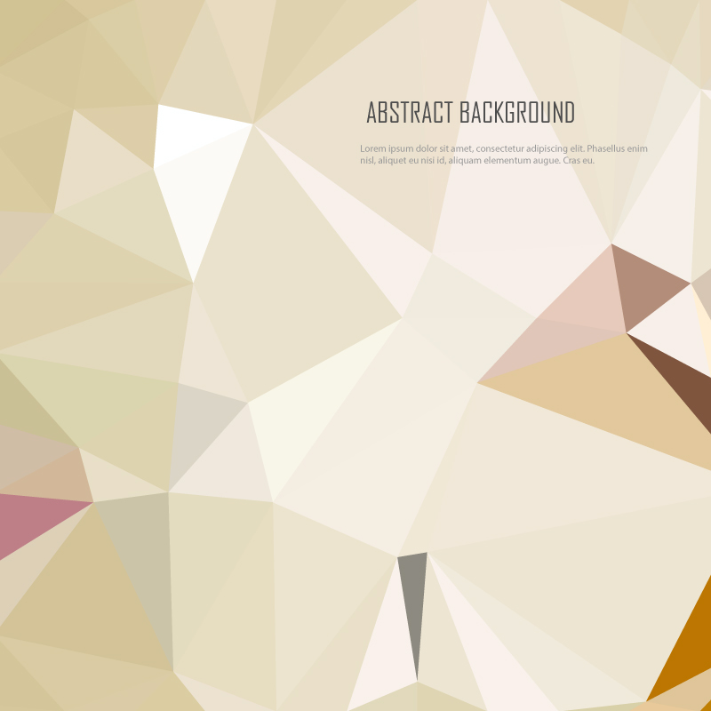Light Beige Polygonal Background