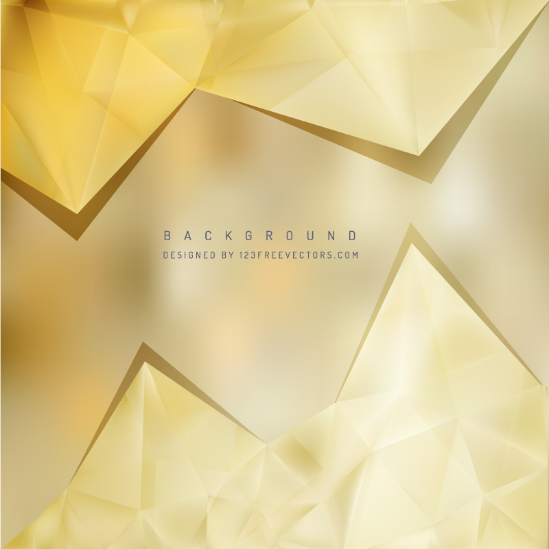 Beige Triangle Polygonal Background