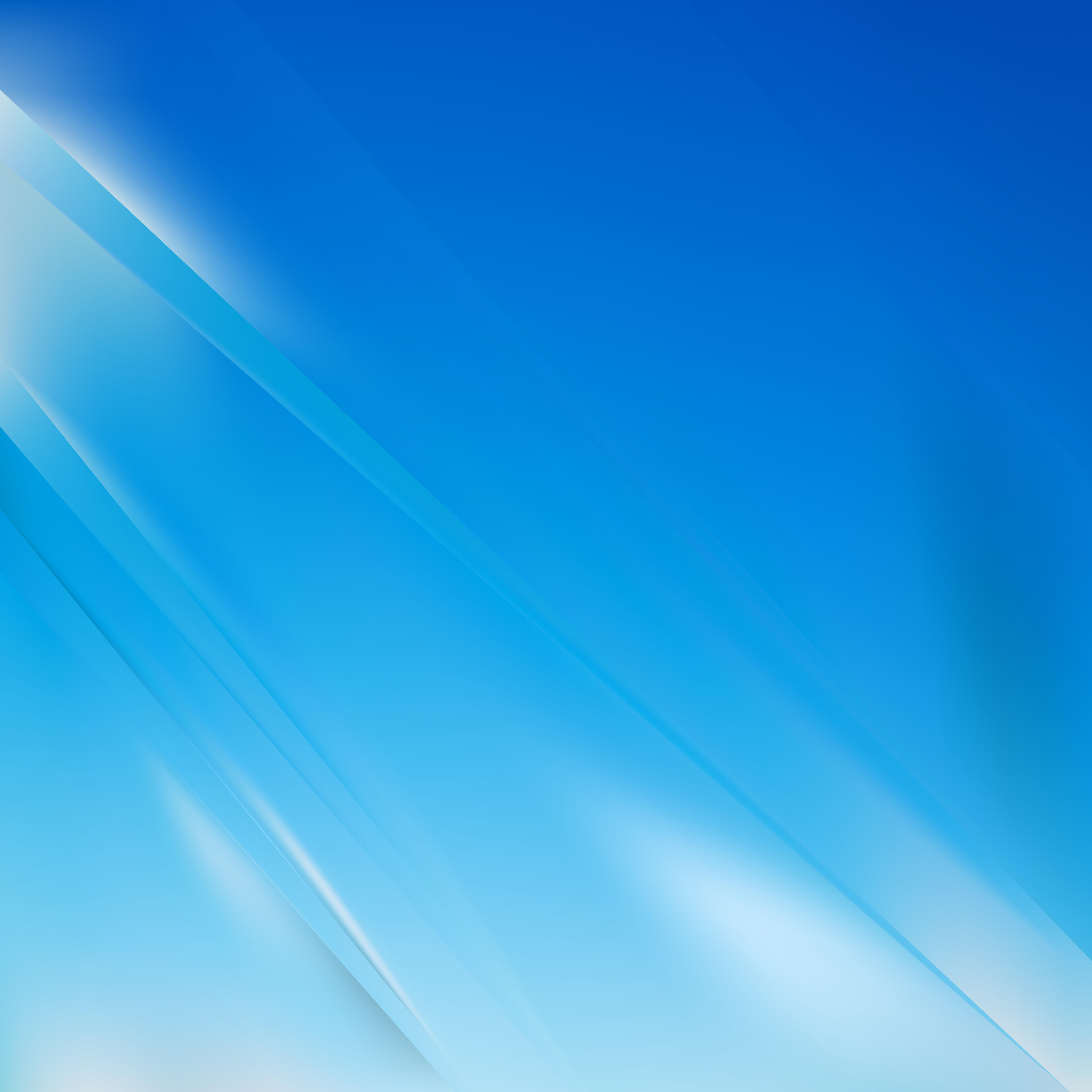 Blue Curved Abstract Background