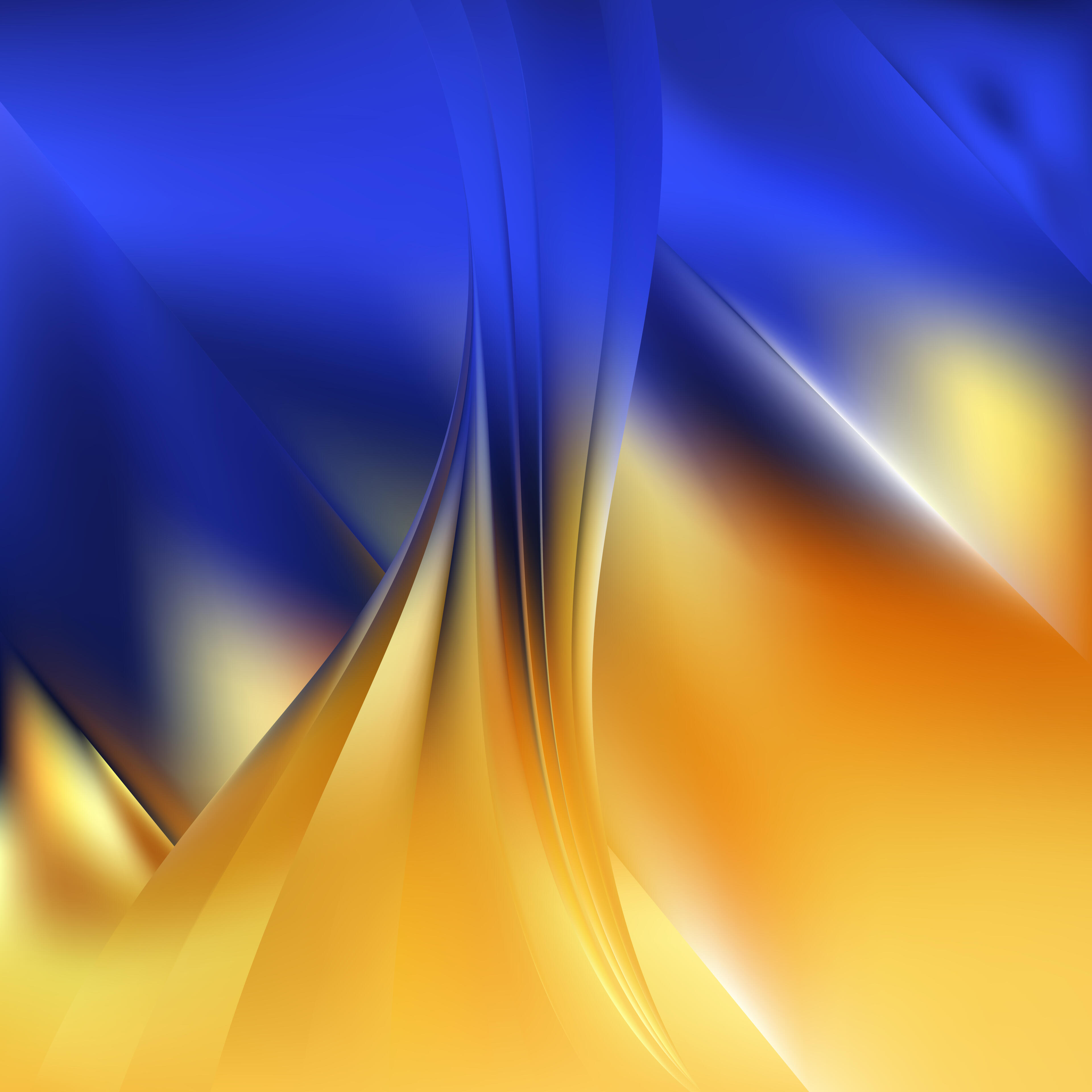 Free Download Abstract Blue and Orange Background