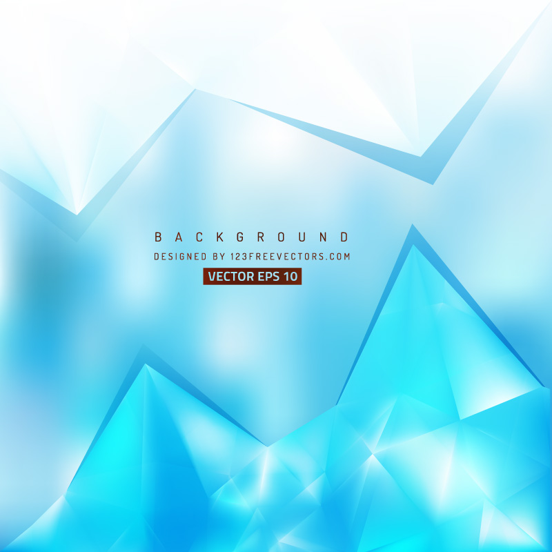 Light Blue Geometric Triangle Background