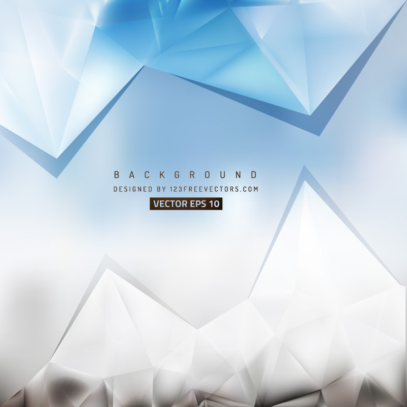 Light Blue Triangular Background Design