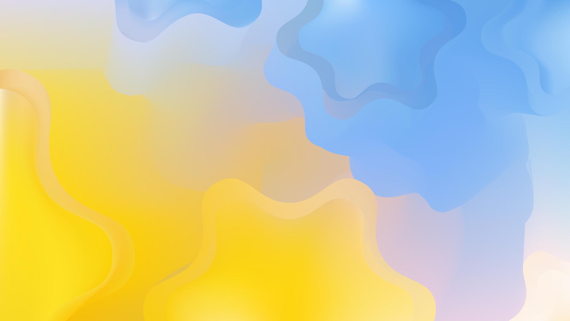 Blue and Yellow Background