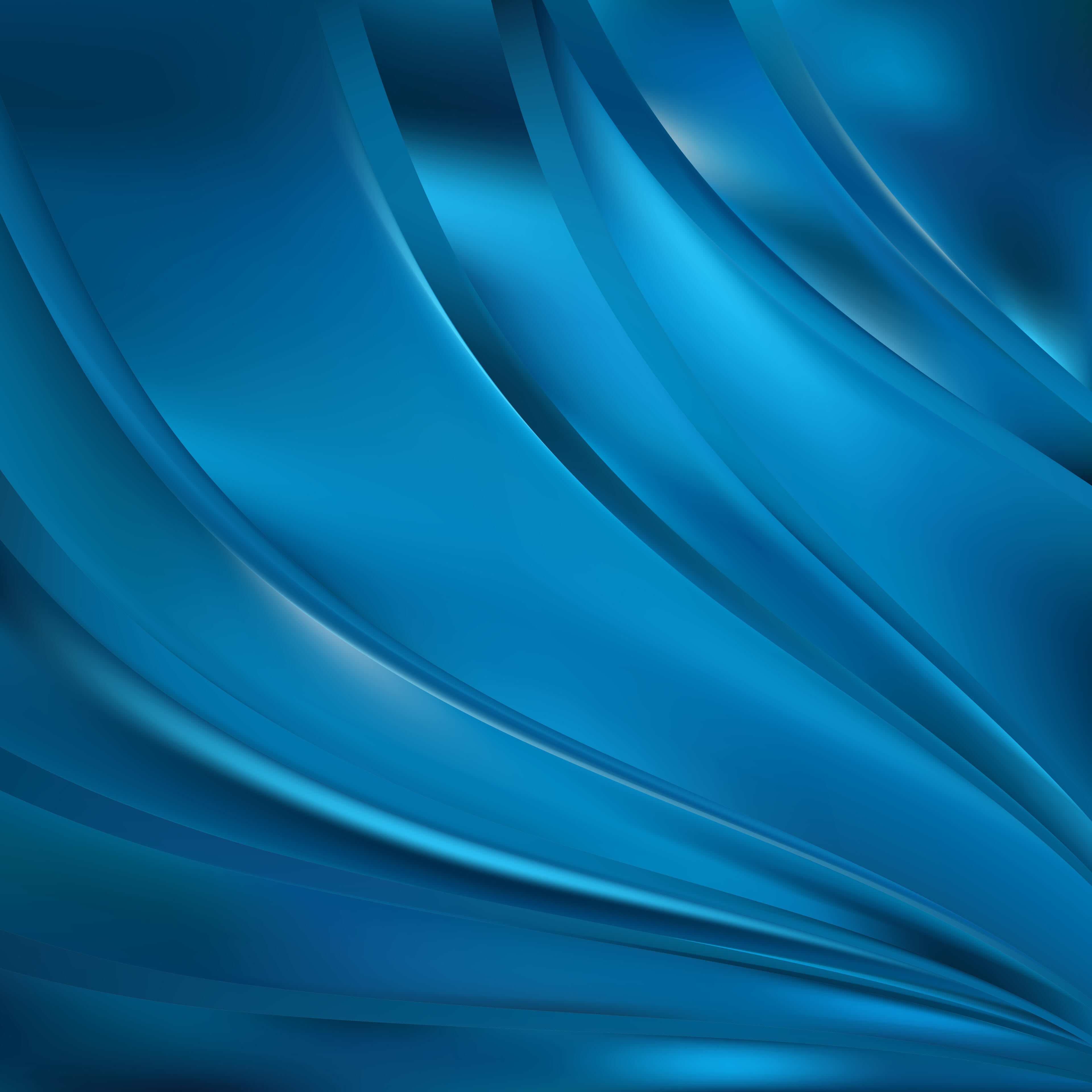 Free Download Abstract Blue Wave Background