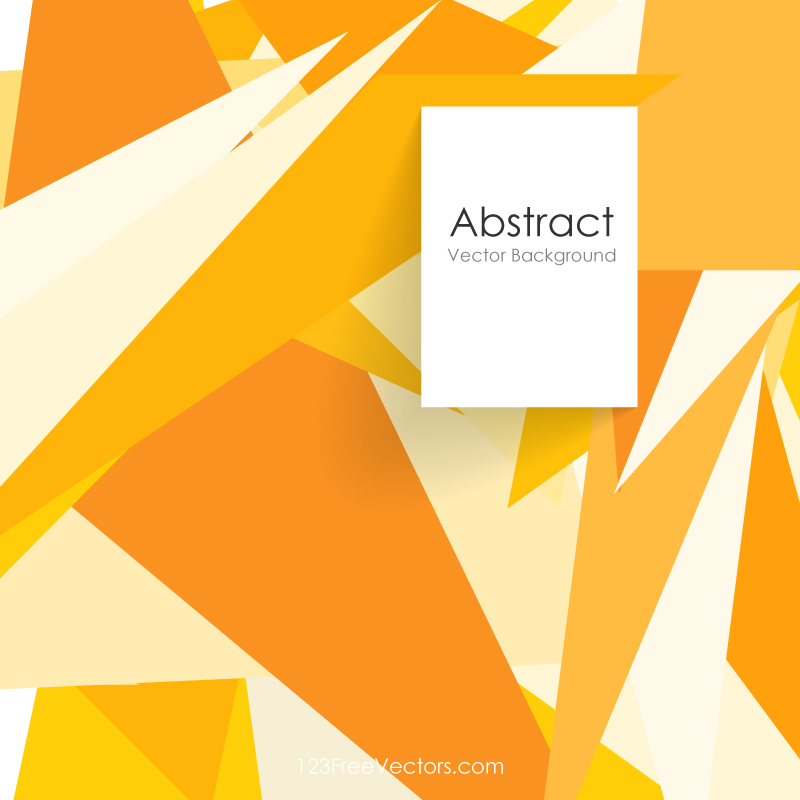 Orange Polygonal Abstract Background Template Orange Polygonal Abstract Background Template