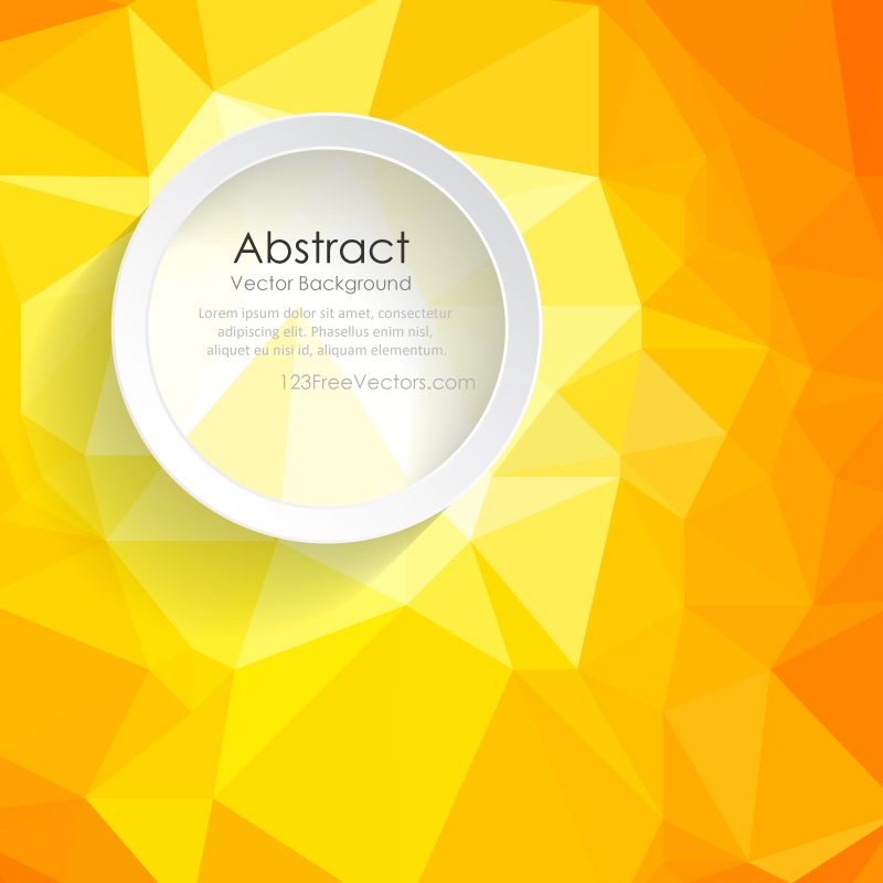 Orange Polygonal Abstract Background Illustrator Orange Polygonal Abstract Background Illustrator
