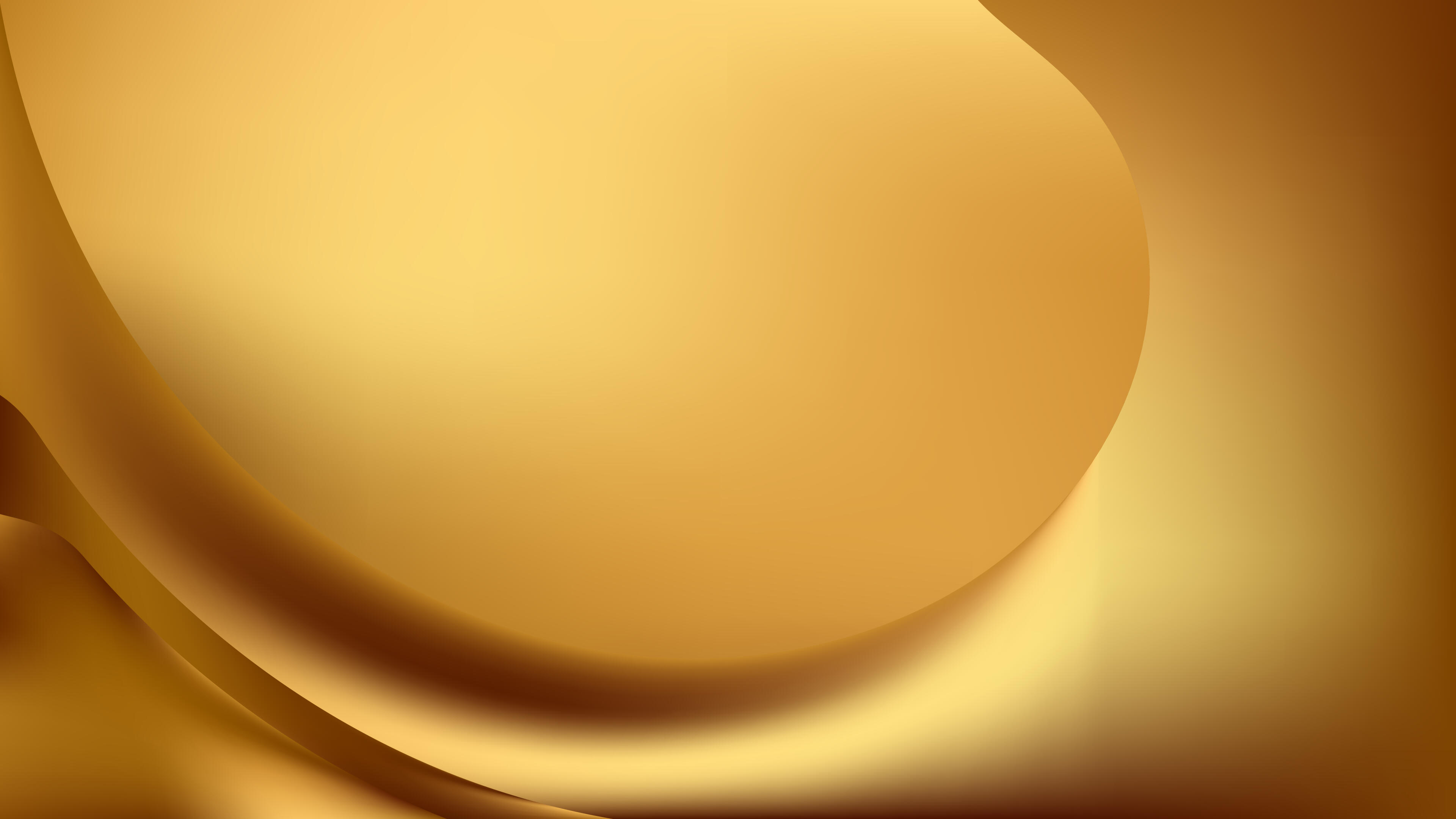 Gold and Silver Abstract Curve Background