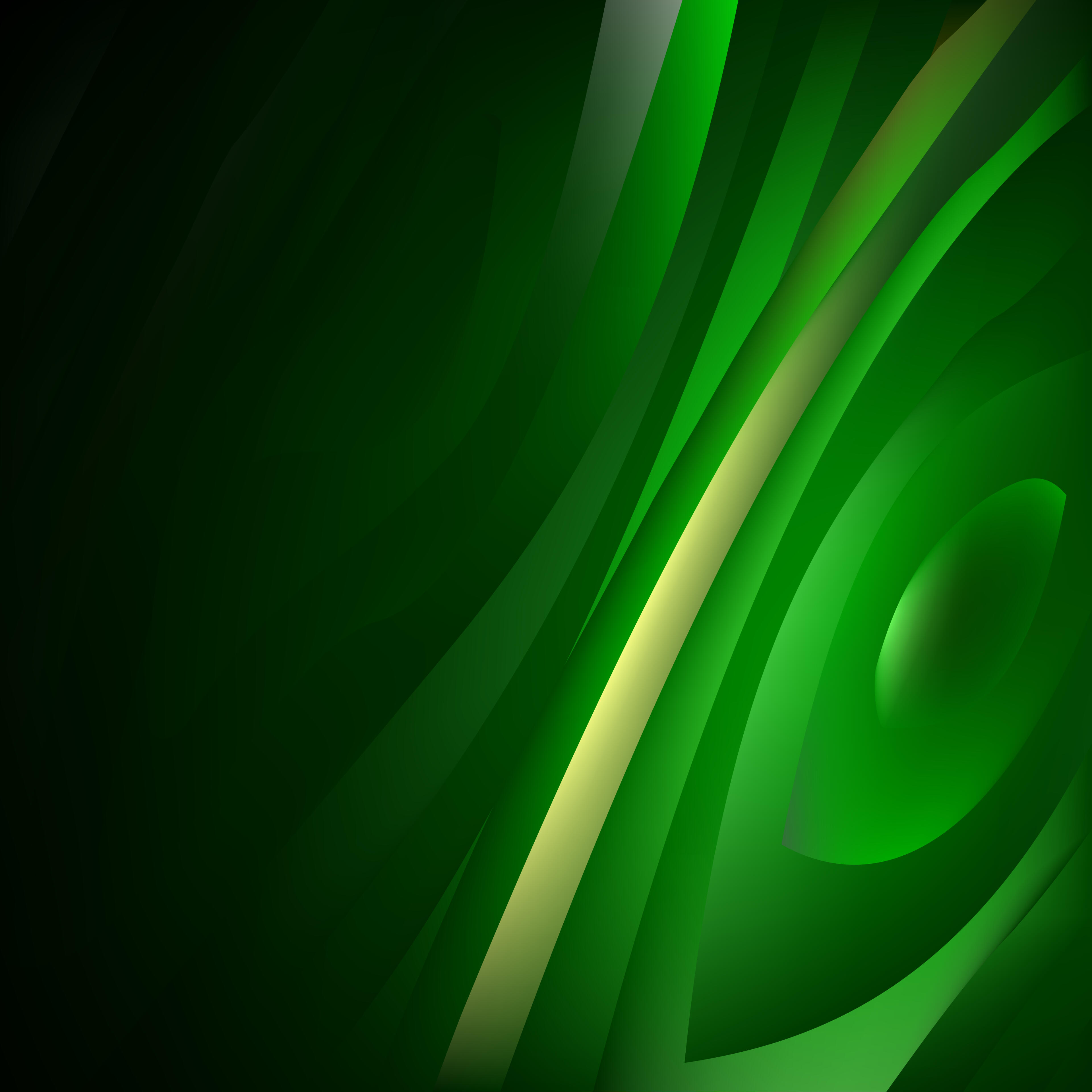 Free Download Abstract Green and Black Graphic Background