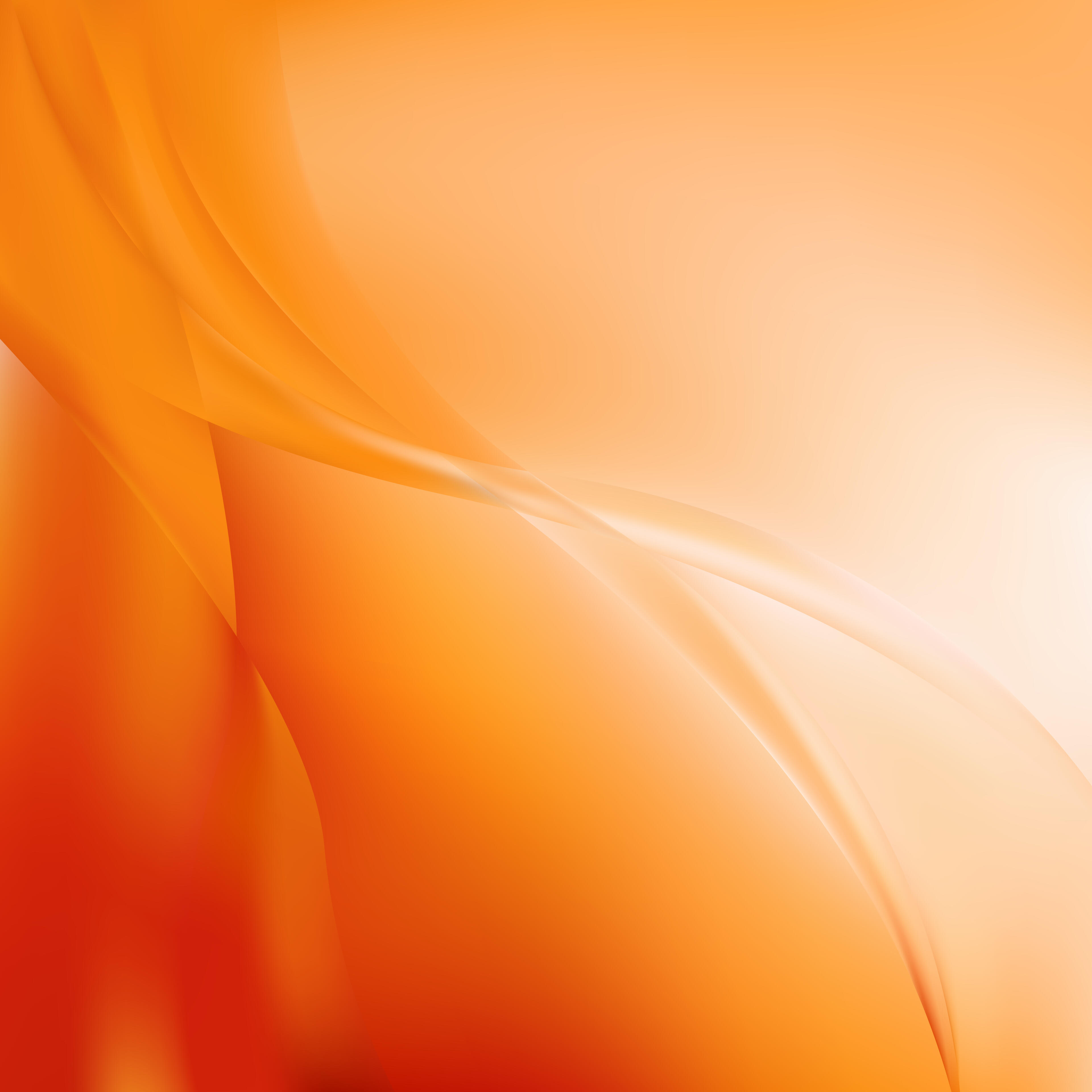 Free Download Abstract Orange Wave Background