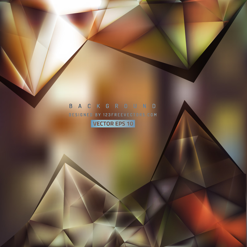 Abstract Dark Color Polygonal Triangular Background Template Abstract Dark Color Polygonal Triangular Background Template
